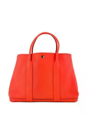 Hermès Hermès Garden Party Leather 36 Tote Bag Orange