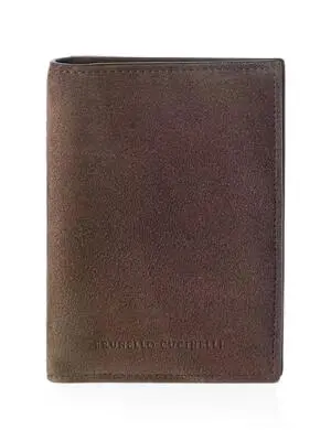 Brunello Cucinelli Suede Passport Holder
