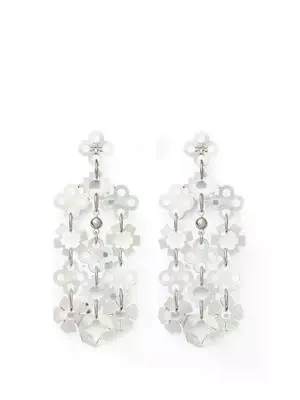 Tory Burch Forget Me Not Chandelier Earrings - Silver