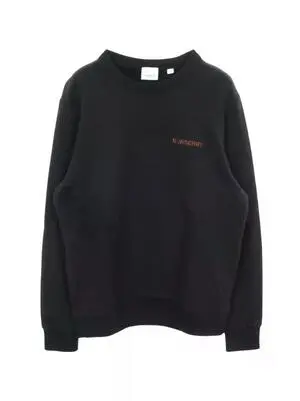 Burberry Embroidered Crewneck Sweatshirt - Black