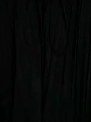 Valentino Garavani Silk Crepe Pleated Maxi Dress