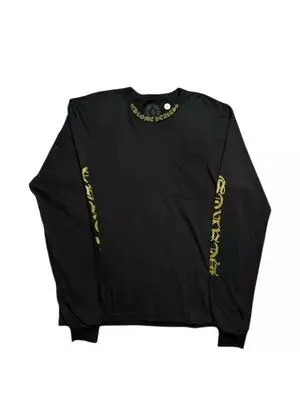 Chrome Hearts Logo-print Long-sleeve Top - Black