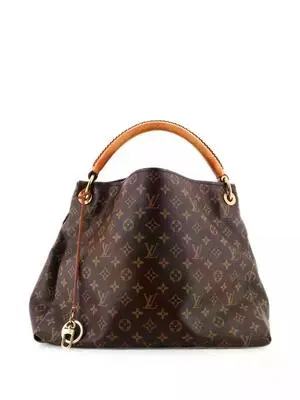 LOUIS VUITTON Artsy Handbag Monogram Canvas Mm Hobo Bag - Brown