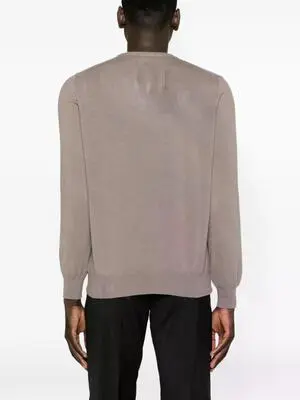 Colombo Ribbed-trim Crew-neck Sweater