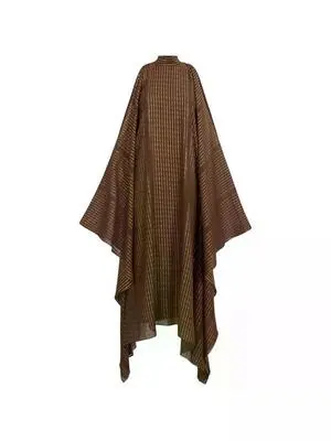 TALLER MARMO Agadez Striped Kaftan Dress - Brown