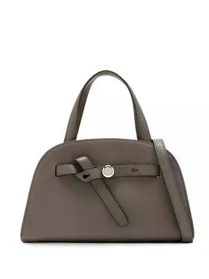 Tory Burch Romy Leather Tote Bag - Grey