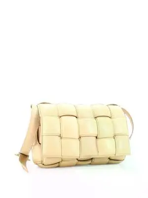 Bottega Veneta Cassette Padded Maxi Leather Crossbody Bag - Neutrals