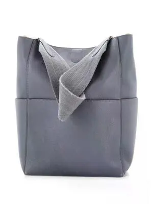 Celine Sangle Seau Calfskin Shoulder Bag - Grey
