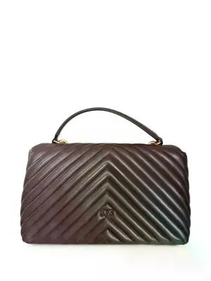 Pinko Love Lady Puff Chevron-quilted Shoulder Bag