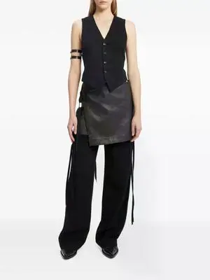 ANN DEMEULEMEESTER Double Gauze Waistcoat