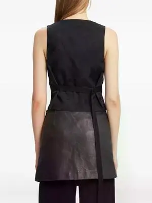 ANN DEMEULEMEESTER Double Gauze Waistcoat