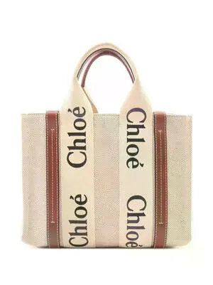 Chloé Small Woody Tote Bag - Neutrals
