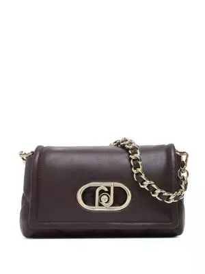 Liu Jo Medium Lapuffy Quilted Shoulder Bag With Chain Strap - Brown