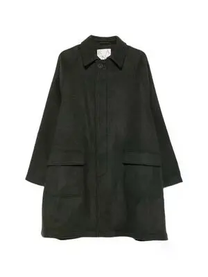 RANRA Raglan-sleeve Flap-pocket Coat