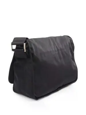 Fendi 2000s Logo Plate Shoulder Bag