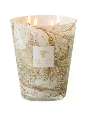 BAOBAB COLLECTION Naïs Marble-effect Four-wick Scented Candle - Neutrals