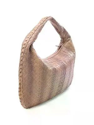 Bottega Veneta 2000s Intrecciato Shoulder Bag - Brown