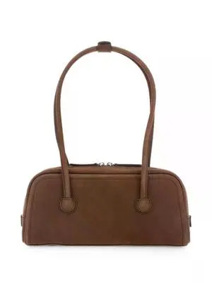 MARGESHERWOOD Nubuck Leather Shoulder Bag - Brown