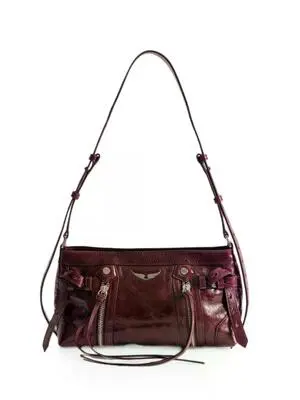 Zadig&Voltaire Madison Mini Vintage Patent Bag - Purple