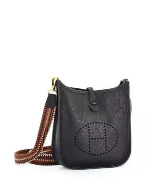 Hermès Evelyne Bag Gen Iii Clemence Tpm Crossbody Bag - Black