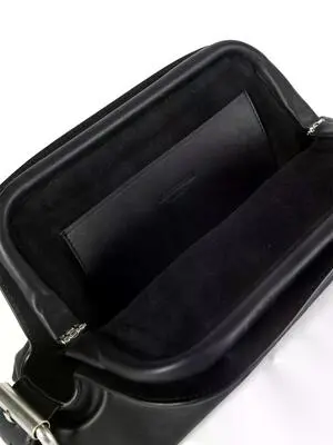 ANN DEMEULEMEESTER Buckle-detail Leather Clutch Bag