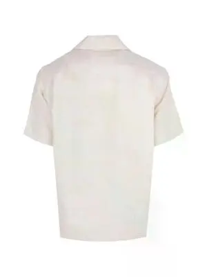 Eleventy Paisley-patterned Short-sleeve Shirt - Neutrals