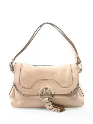 Celine 2000s Tassel-detail Shoulder Bag - Neutrals