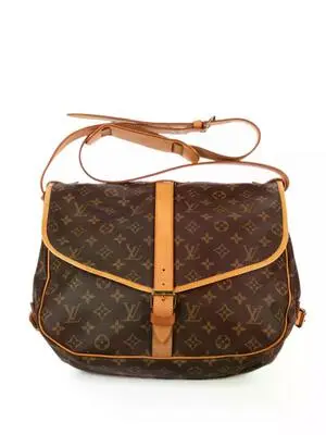 LOUIS VUITTON Gm Saumur Shoulder Bag - Brown