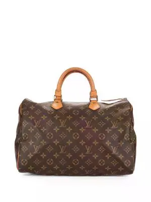 LOUIS VUITTON 35 Speedy Tote Bag - Brown