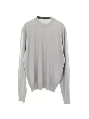 Hermès Crew Neck Long Sleeve Sweater - Grey