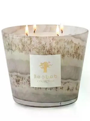 BAOBAB COLLECTION Atacama Marble-effect Four-wick Scented Candle