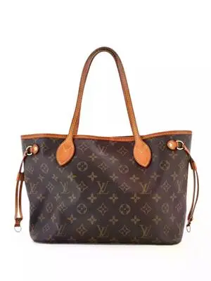 LOUIS VUITTON Neverfull Monogram Canvas Pm Tote Bag - Brown