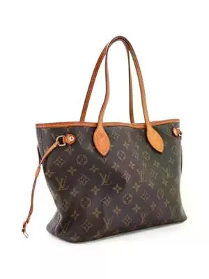 LOUIS VUITTON Neverfull Monogram Canvas Pm Tote Bag - Brown