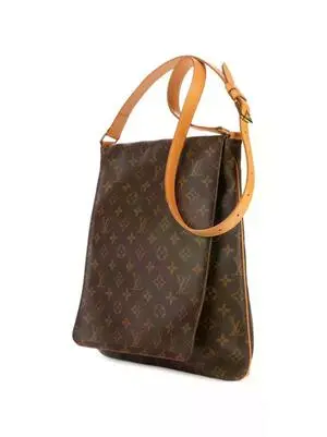 LOUIS VUITTON Musette Salsa Gm Monogram Canvas Shoulder Bag - Brown