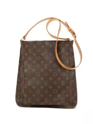 LOUIS VUITTON Musette Salsa Gm Monogram Canvas Shoulder Bag - Brown