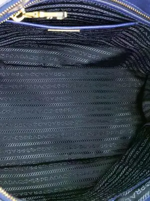 Prada Saffiano Leather Large Tote Bag - Blue