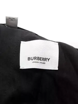 Burberry Belted Tailored Trousers - Black