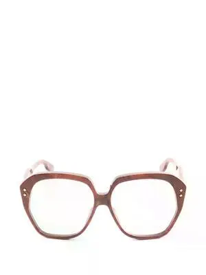 Gucci Square Frame Sunglasses - Brown