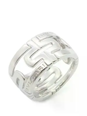 BVLGARI 18k White Gold Parentesi Ring
