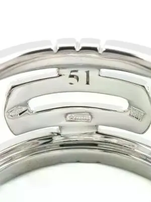 BVLGARI 18k White Gold Parentesi Ring