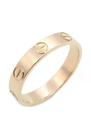 Cartier Rose Gold Polished Love Ring - Pink