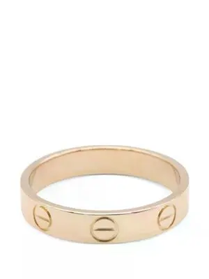 Cartier Rose Gold Polished Love Ring - Pink