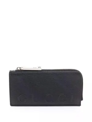 Gucci 2010s Logo-embossed Wallet - Black