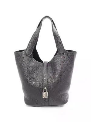 Hermès 2021 Mm Picotin Lock Tote Bag - Black