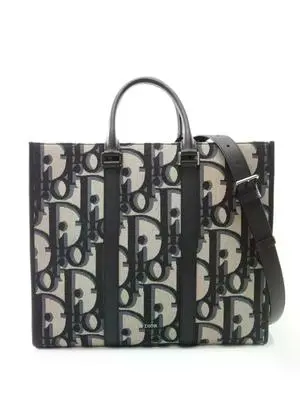 Dior Maxi Oblique East-west Tote Bag - Neutrals
