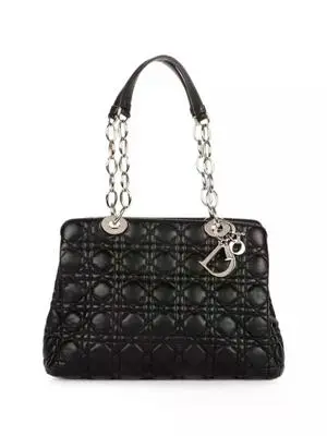 Dior Medium Soft Shopping Tote Bag - Black