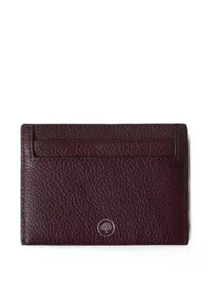 Mulberry Grained Leather Card Holder - Brown