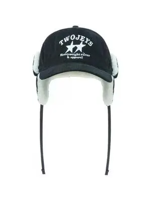 TWOJEYS Star-motif Hat - Black
