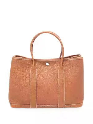 Hermès 2020s Tpm Garden Party Negonda Tote Bag - Brown