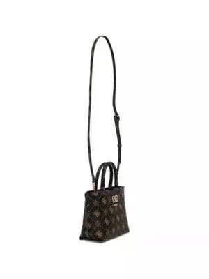 Guess Emelie Monogram-print Logo-plaque Tote Bag